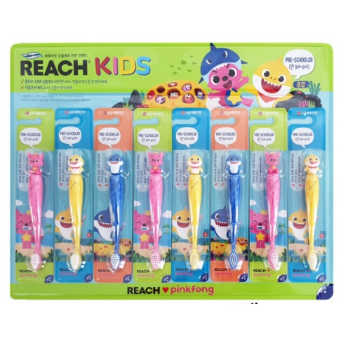 [Pinkfong] Baby Shark Kids Toothbrush (Daddy Shark/Baby Shark/Pinkfong ...