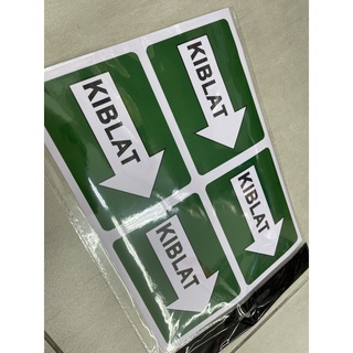 Kiblat / Surau Direction Stickers - Qiblat Sticker Kiblat Arrow Sign ...