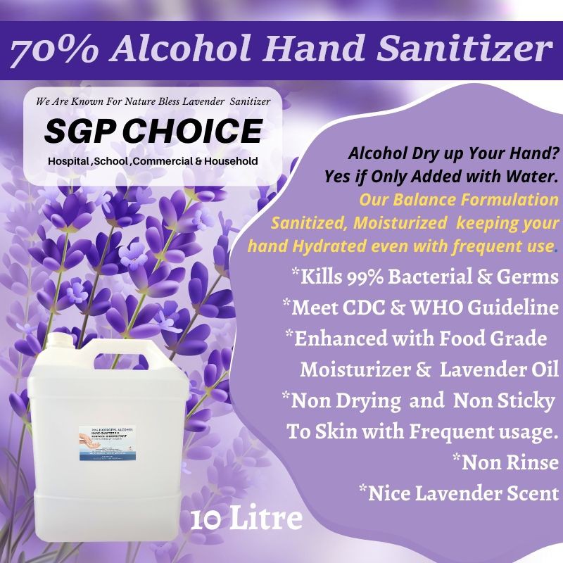 70% Alcohol Sanitizer Lavender (5Litre) | Shopee Singapore