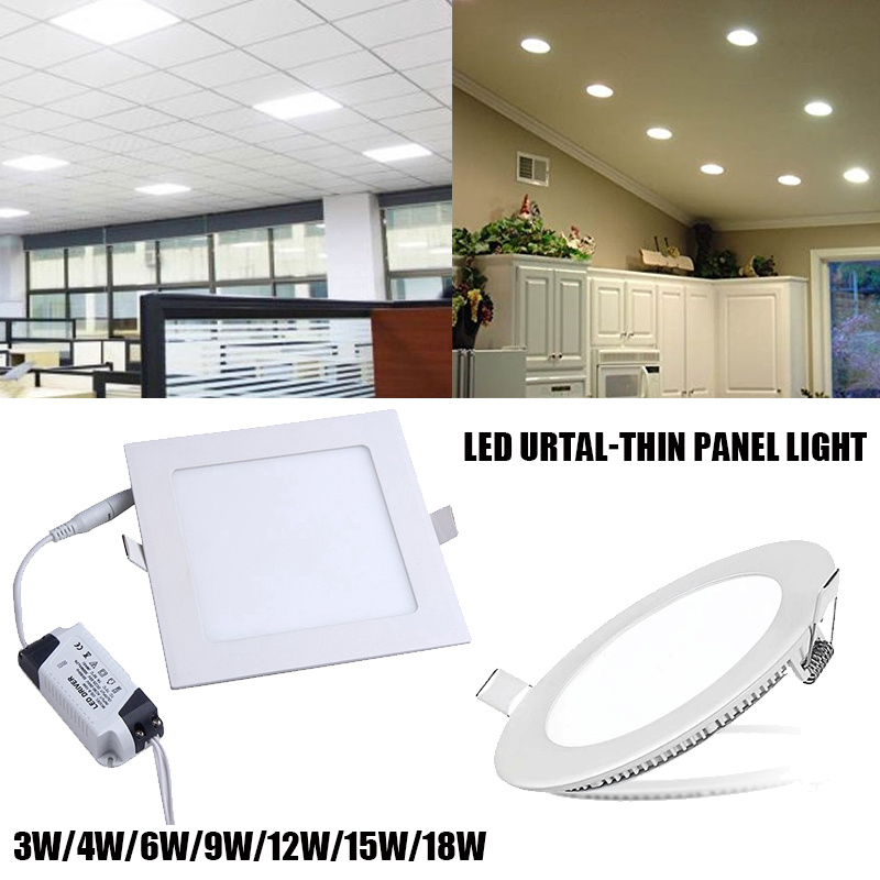 Ultra Slim Recessed Led Flat Panel Ceiling Spotlights | Shelly Lighting