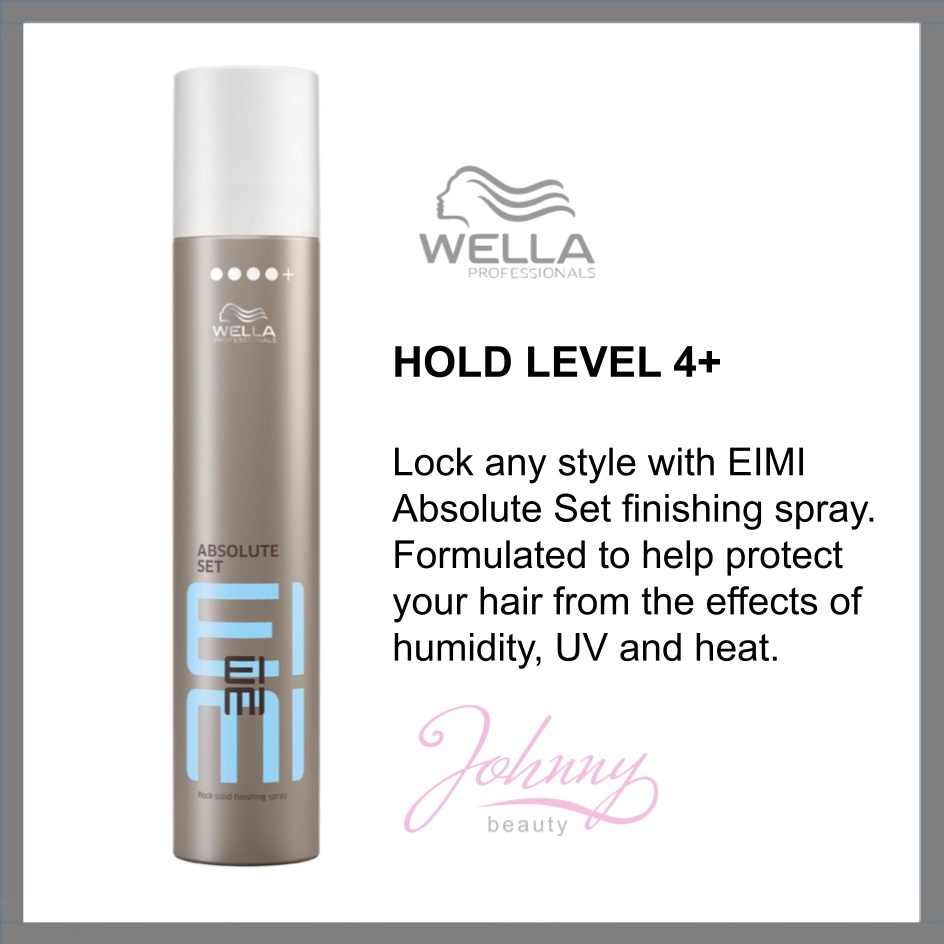 Wella EIMI Absolute Set - Finishing Spray for Ultra Strong Hold - 300ml ...
