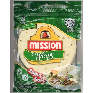 Mission Onion and Chives Tortilla Wrap 360g | Shopee Singapore