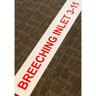 Breeching Inlet Sign | Shopee Singapore