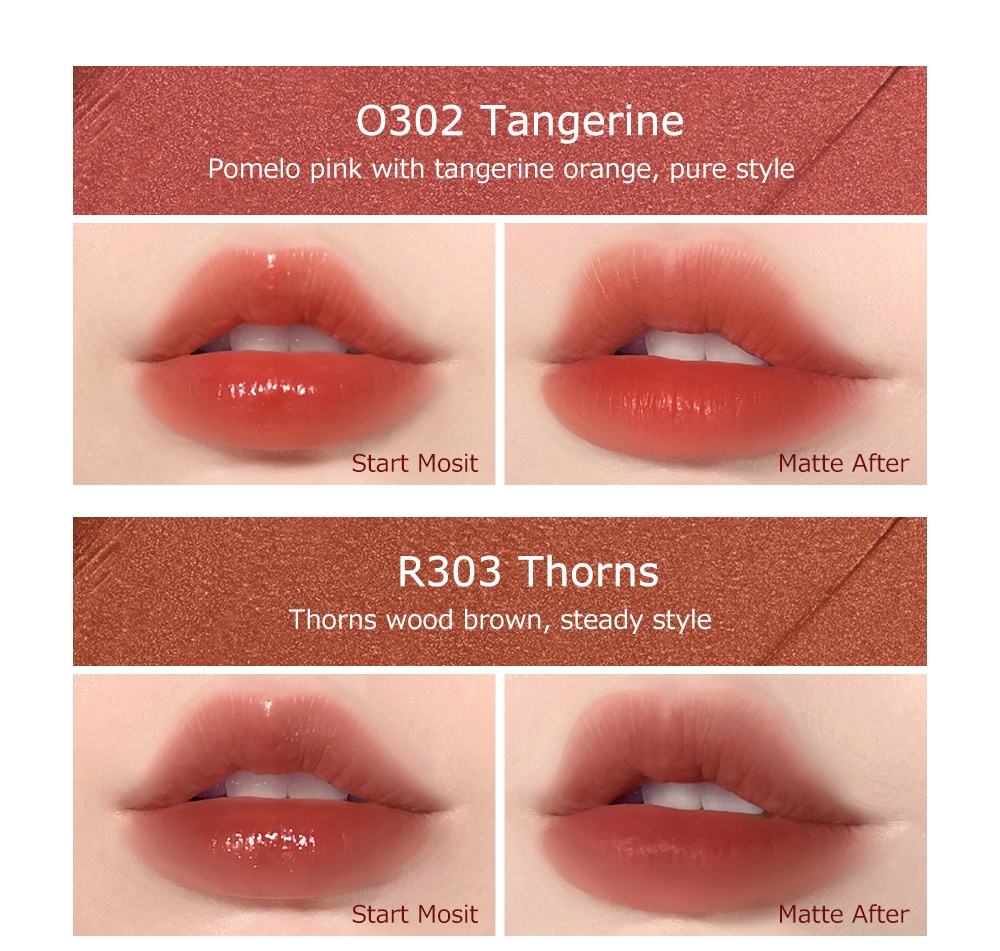 Colorkey Watery Matte Lipgloss Waterproof Non-stick Liquid Lipstick Lip ...