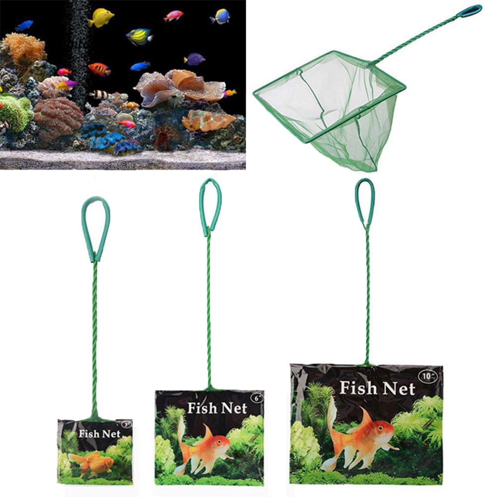 RIB Portable Aquarium Fish Shrimp Quick Catch Net Mesh Fishnet Long ...