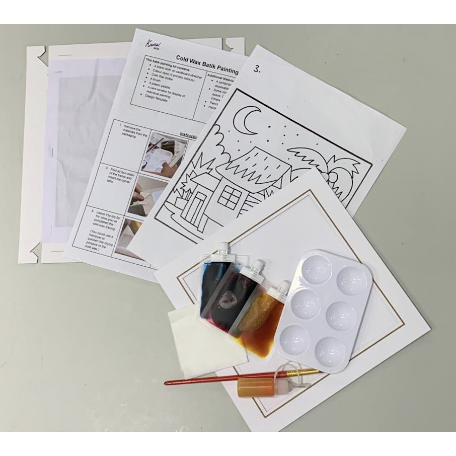 Cold Wax Batik