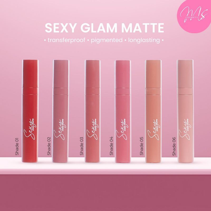 Sexy Glammate Ms Glow/Lipstick Ms Glow/Glammate Ms Glow | Shopee Singapore