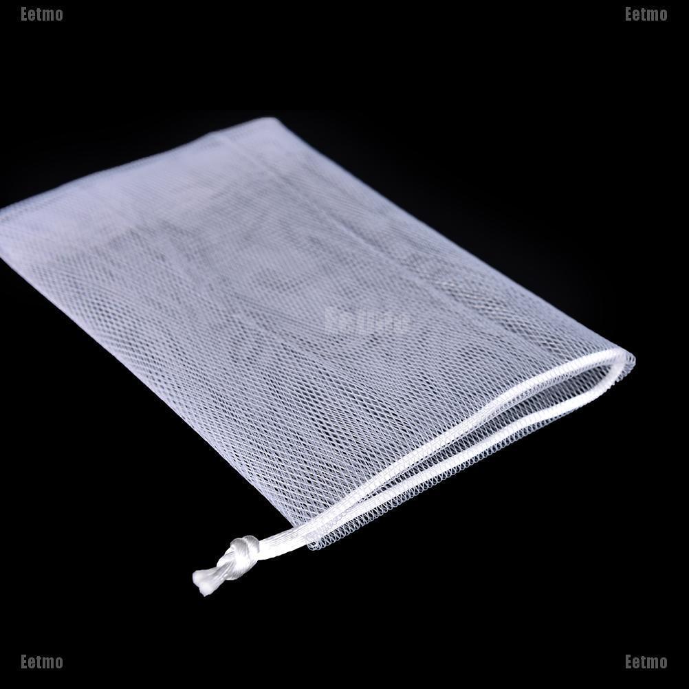 【eeetmo】5pcs Soap Blister Mesh Double Layer Soap Net Foaming Net Easy