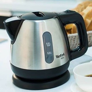 Tefal mini stainless steel wireless electric kettle 0.8L | Shopee Singapore