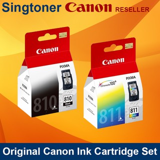 Canon 810 Black 811 Color Ink Cartridges for Pixma Printers PG810 PG ...