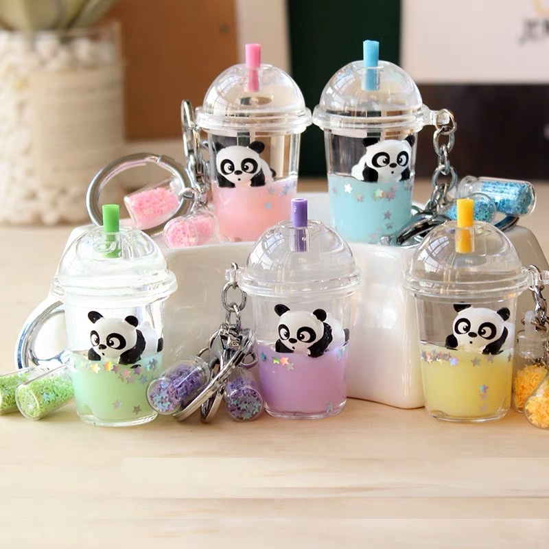Bubble Tea Panda Keychain | Shopee Singapore