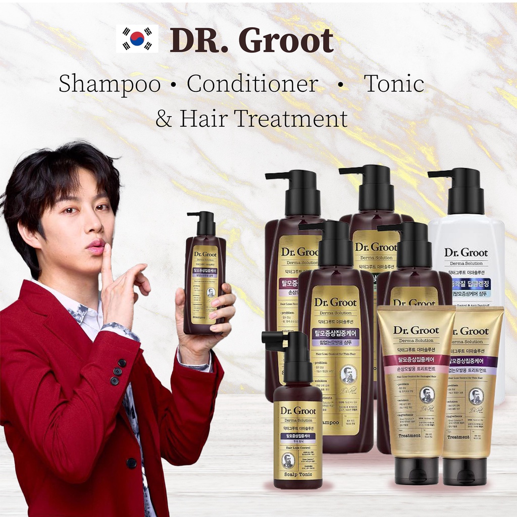 DEKOREA Dr Groot Anti Hair Loss Care Shampoo Conditioner Treatment ...