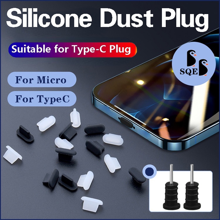 Smart Phone Charging Port Silicone Dust Plugs Charger Port Dust Cover ...