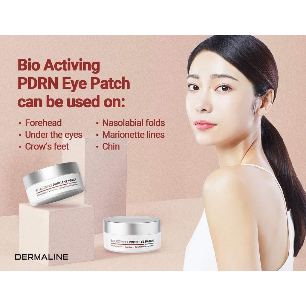 Dermaline Bio Activing PDRN Eye Patch (60 PCS) | Shopee Singapore