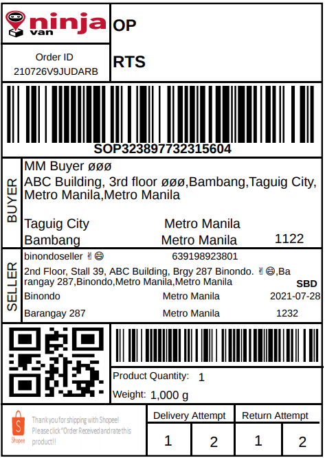 Types of shipping documents | Shopee PH Seller Education Hub