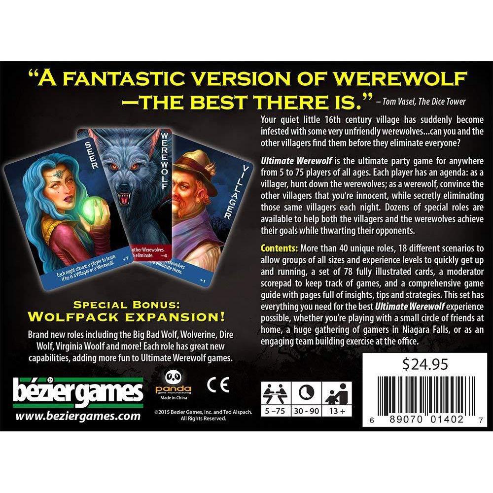 Ultimate Werewolf Deluxe Edition - for 5 to 75 players | Shopee Singapore