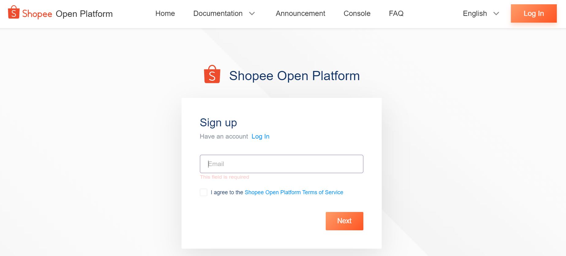 1.ลงทะเบียนผู้ใช้งาน Shopee Open Platform | ศูนย์เรียนรู้ผู้ขาย Shopee ...