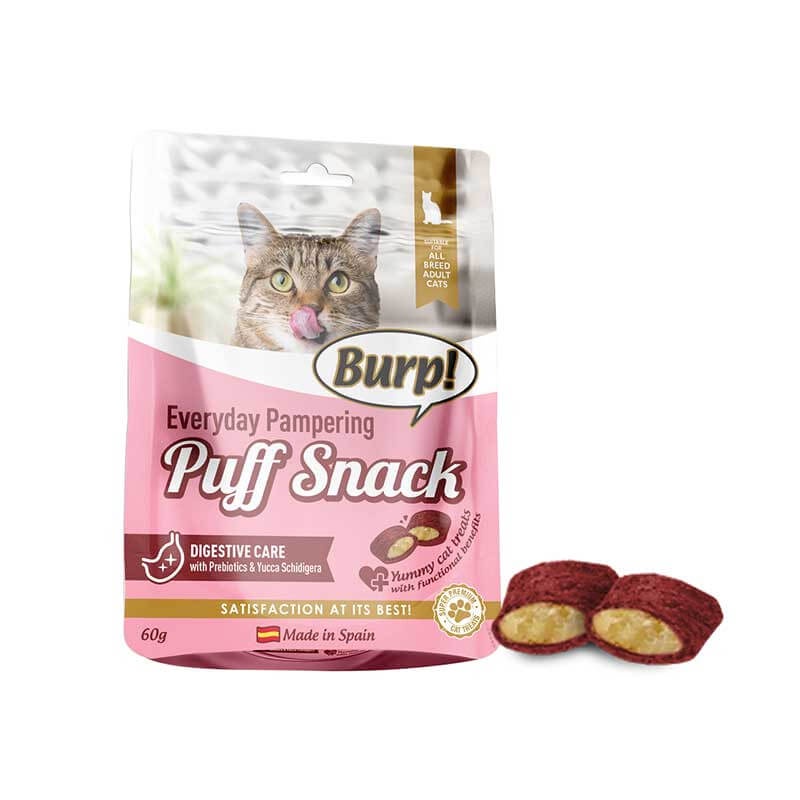 Burp Everyday Pampering Puff Snack (Digestive Care) With Prebiotics ...
