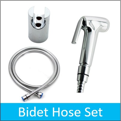 Bathroom/Toilet Bidet set with flexible hose and holder | Shopee Singapore
