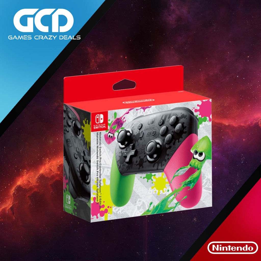 Nintendo Switch Pro Controller Splatoon 2 | Shopee Singapore