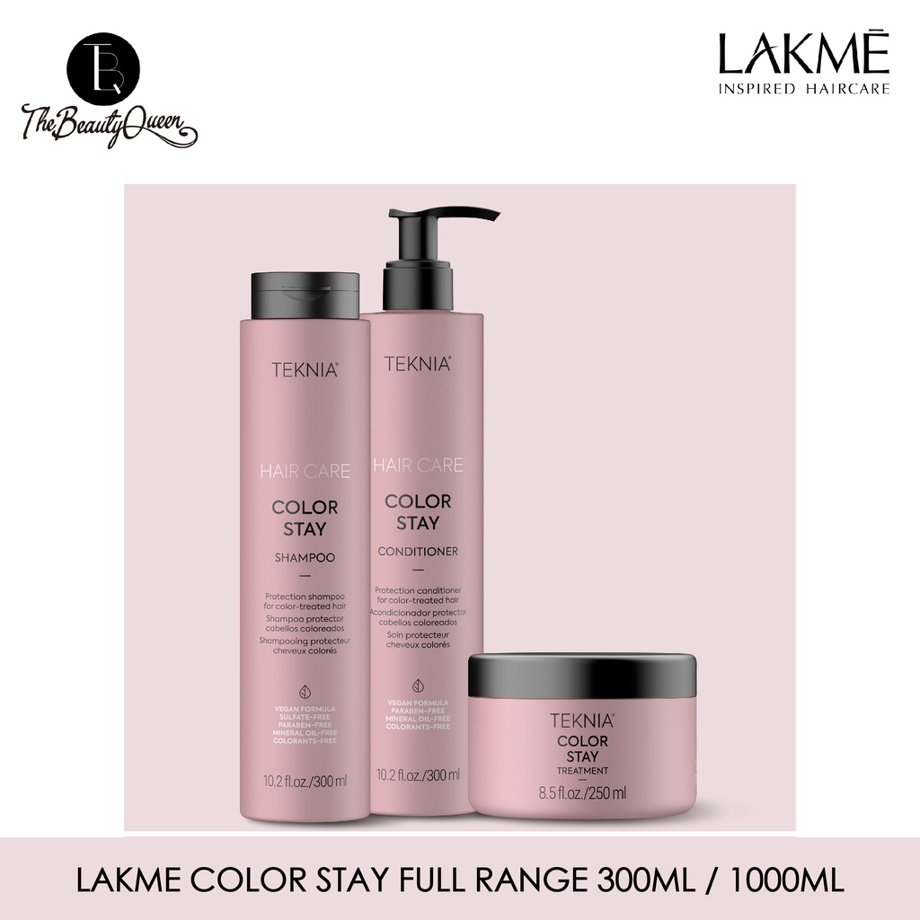 LAKME Teknia Color Stay Shampoo / Conditioner / Treatment | Shopee ...