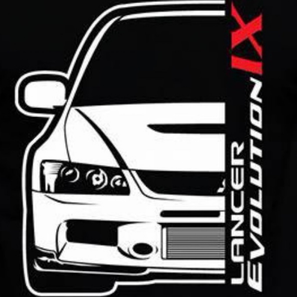 Mitsubishi Lancer Evolution IX Evo9 tshirt | Shopee Singapore