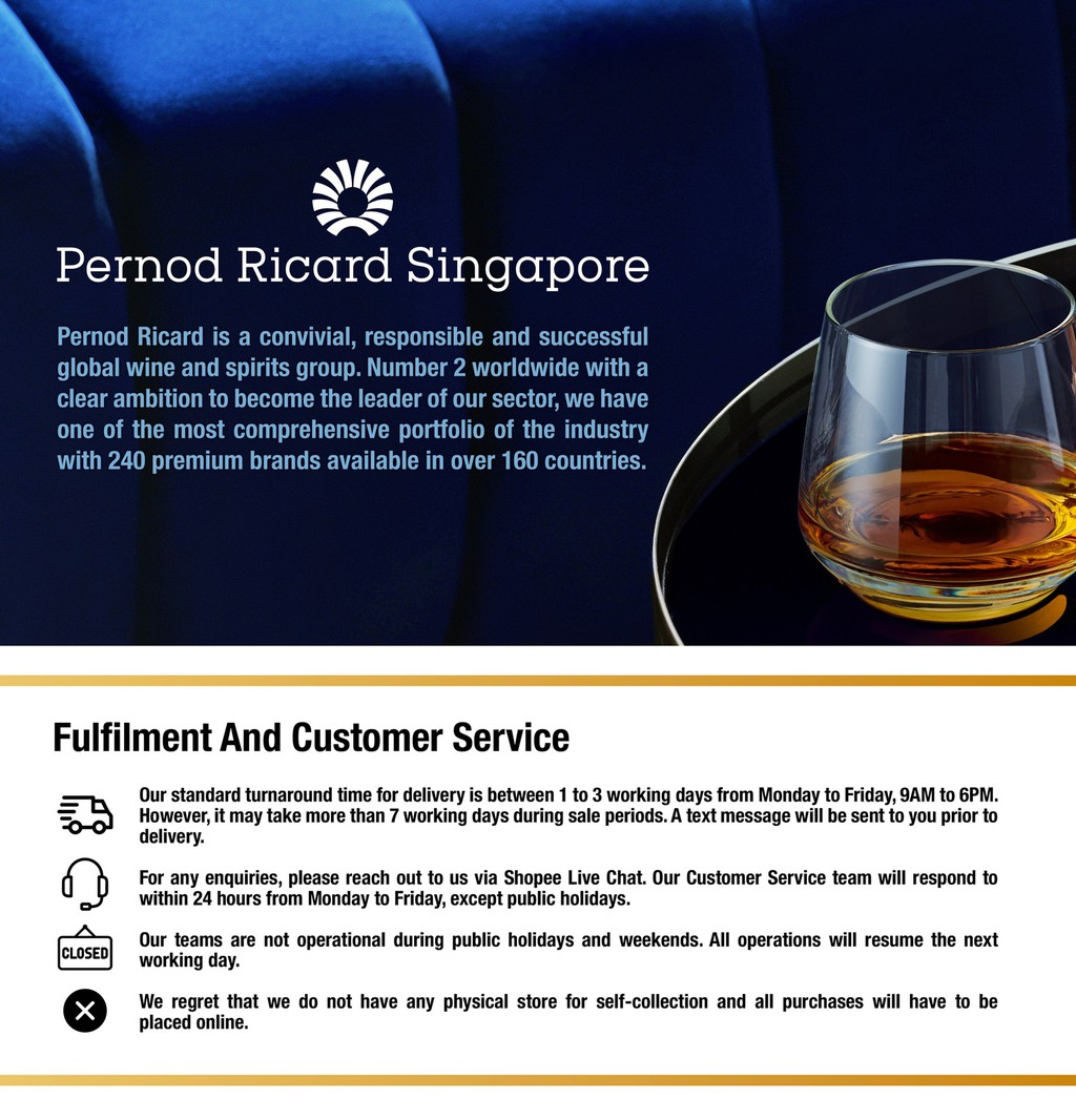 Pernod Ricard Official Store, Online Shop Nov 2022 | Shopee Singapore