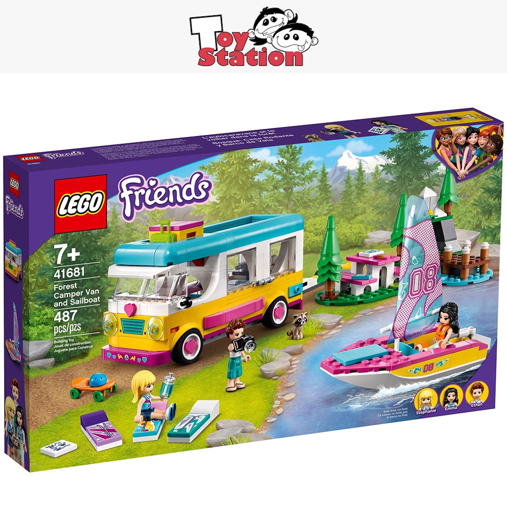 LEGO Friends 41681 Forest Camper Van and Sailboat | Shopee Singapore