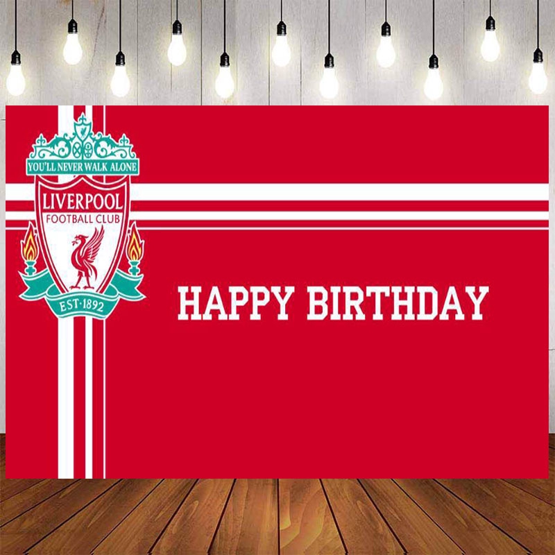 Liverpool Logo Backdrops Cartoon For Children Birthday Party ...