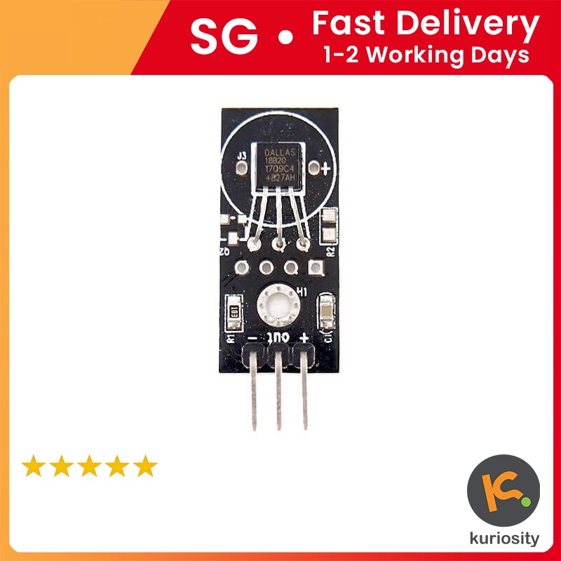 Digital Temperature Sensor DS18B20 | Shopee Singapore