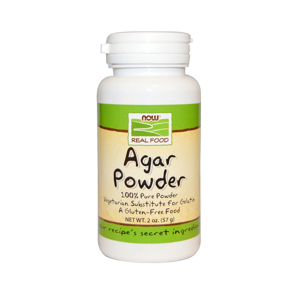 NOW Foods, Agar Pure Powder, Vegetarian Substitute for Gelatin, Gluten ...