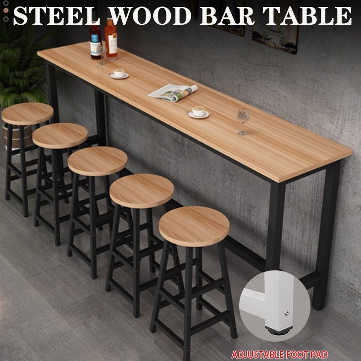Small bar table high foot table long narrow table living room home ...