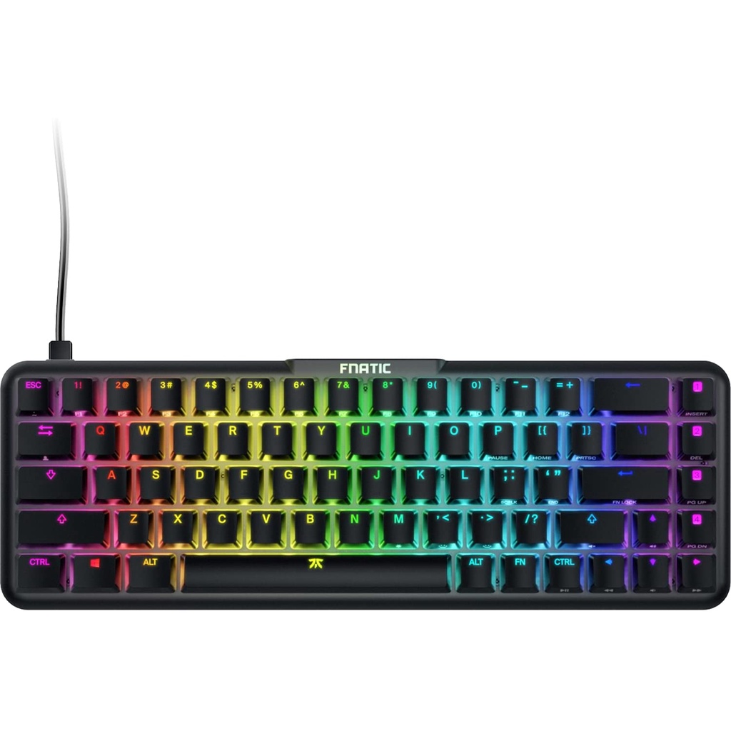 FNATIC STREAK65 - Compact RGB Gaming Mechanical Keyboard - Silent Speed ...