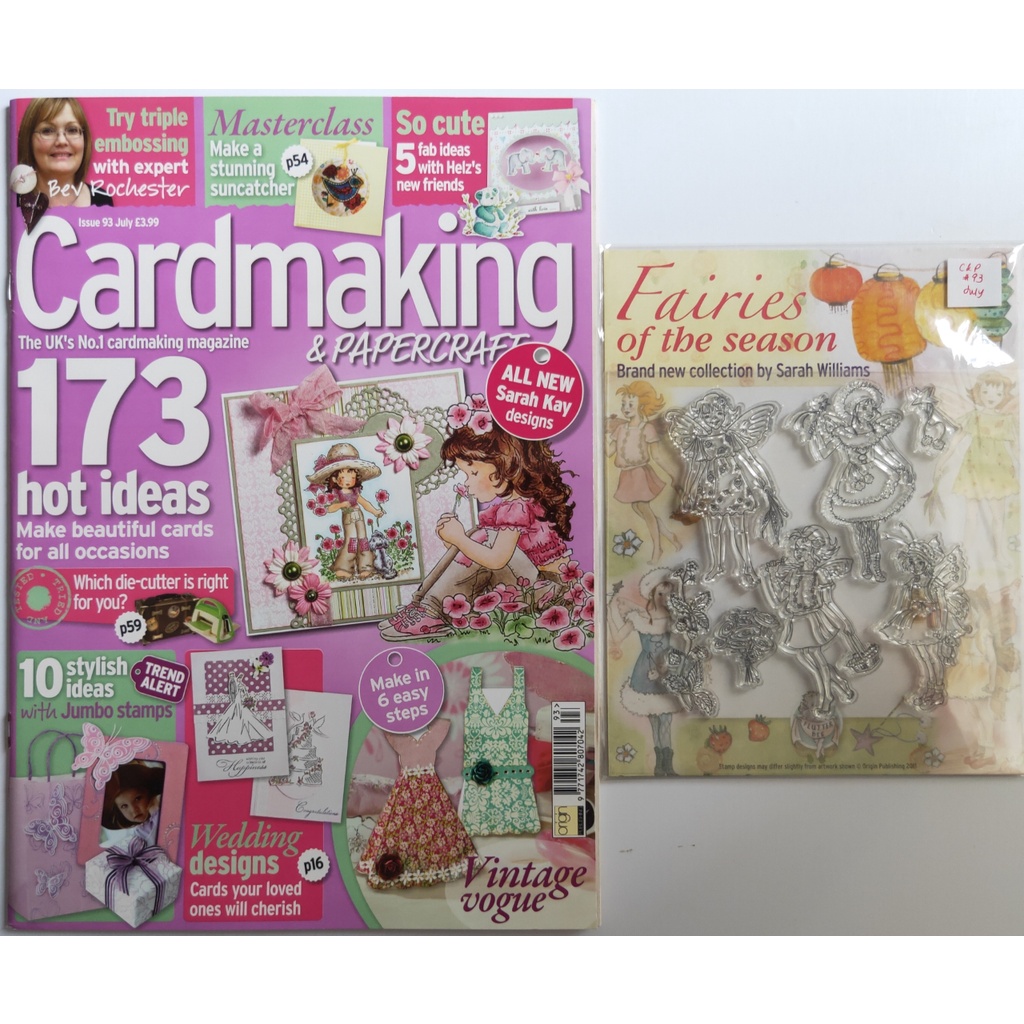 [USED] [CP 093] [With Free Clear Stamps (New)] Cardmaking & Papercraft ...