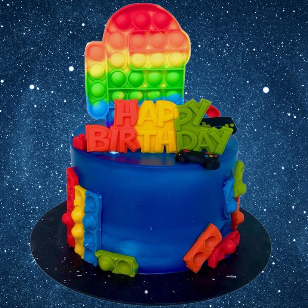 Halal Certified POP IT AMONG US Cake Ideal For Among Us Fans Shopee