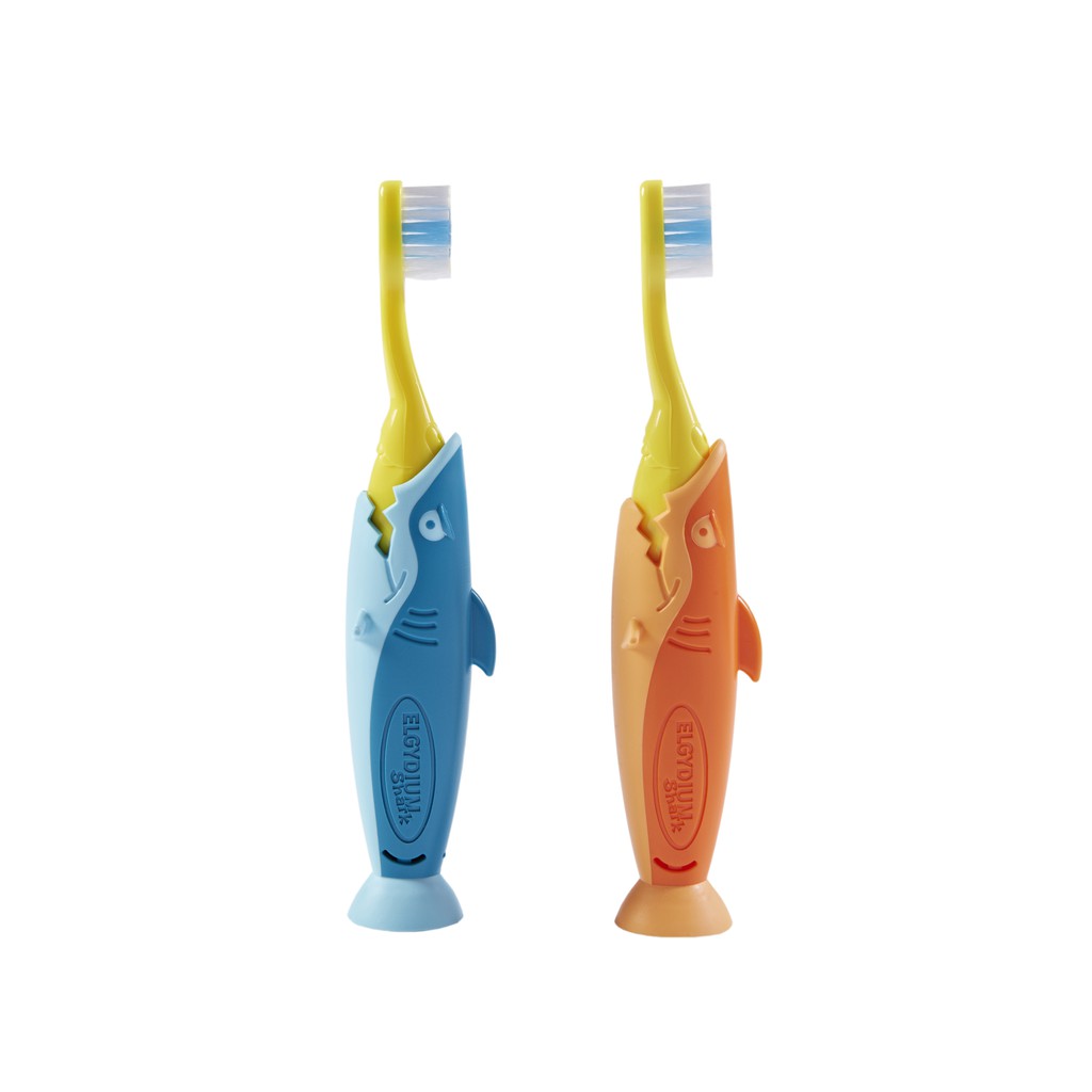 2 x Elgydium Kids SHARK Toothbrush for 2-6 yrs old | Shopee Singapore