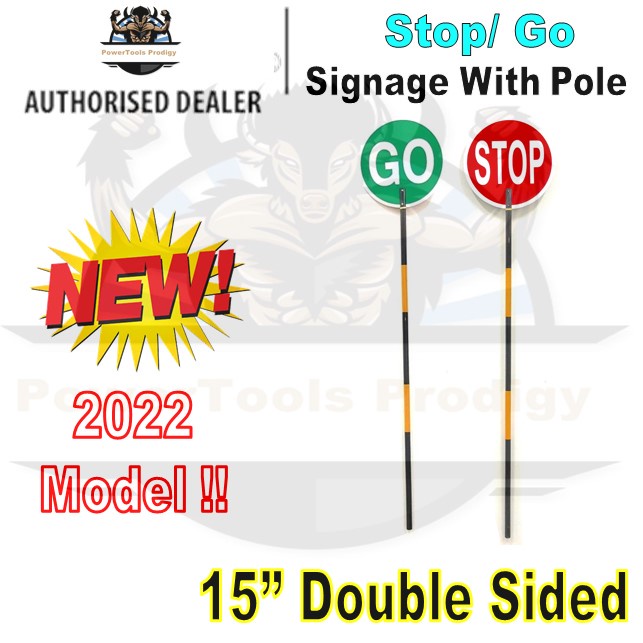 STOP & GO SIGN WITH POLE/ STOP AND GO TRAFFIC SIGNAGE WITH POLE ...
