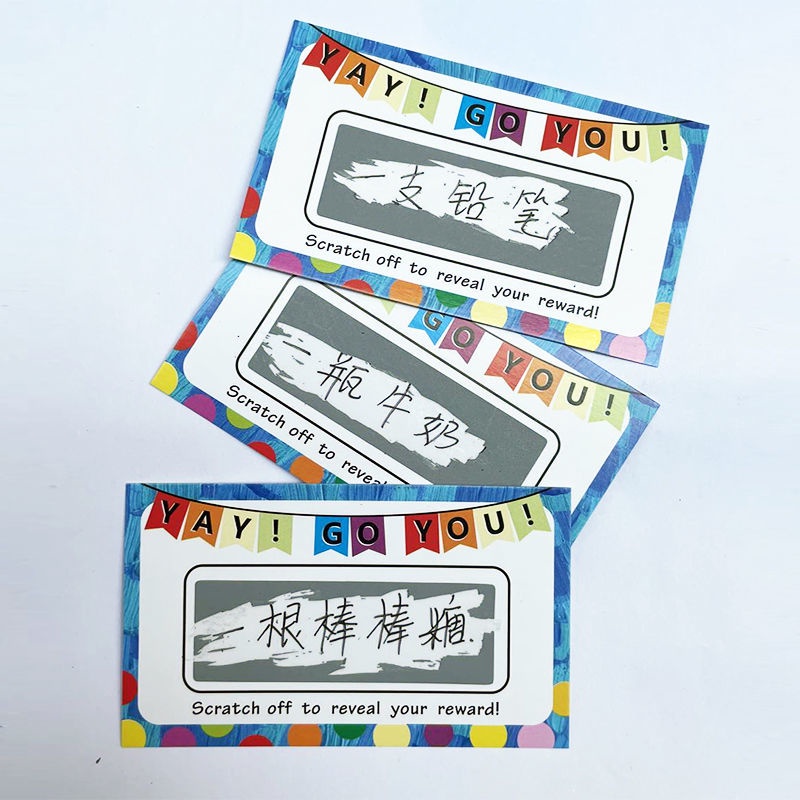 SG Creative Handmade Scratch Card Game Birthday Surprise Mystery Card ...
