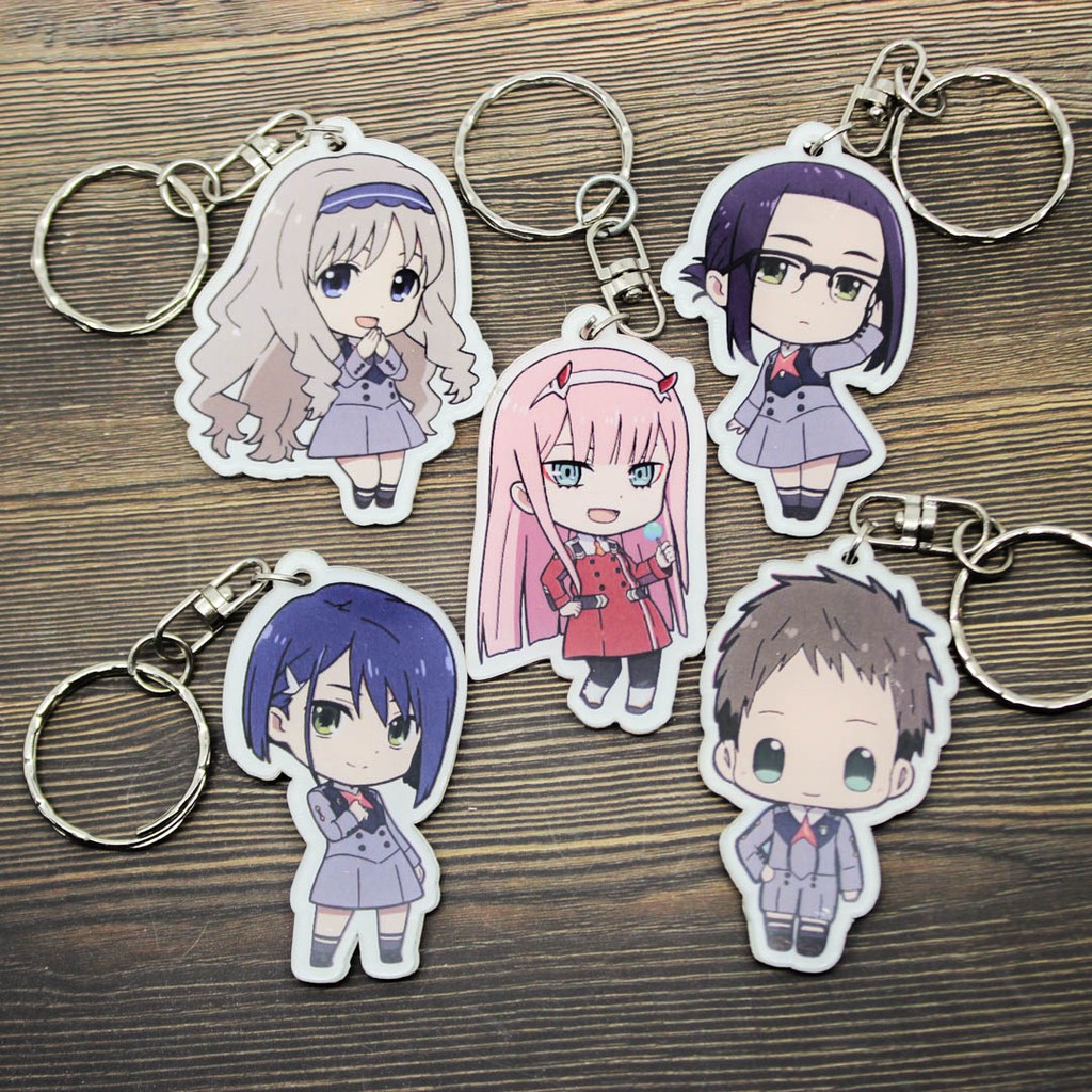 Darling in the Franxx Zero Two Acrylic Keychain Merchandise Anime ...