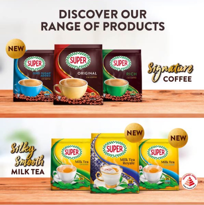 (Bundle of 4) SUPER Instant White Coffee, 15 sachets | Shopee Singapore