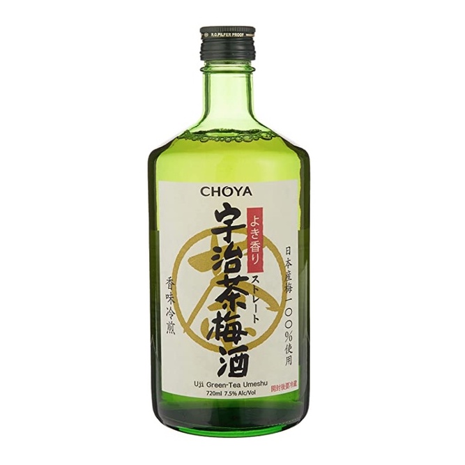 Choya Green Tea Uji 720ml Umeshu Plum Wine (no box) | Shopee Singapore