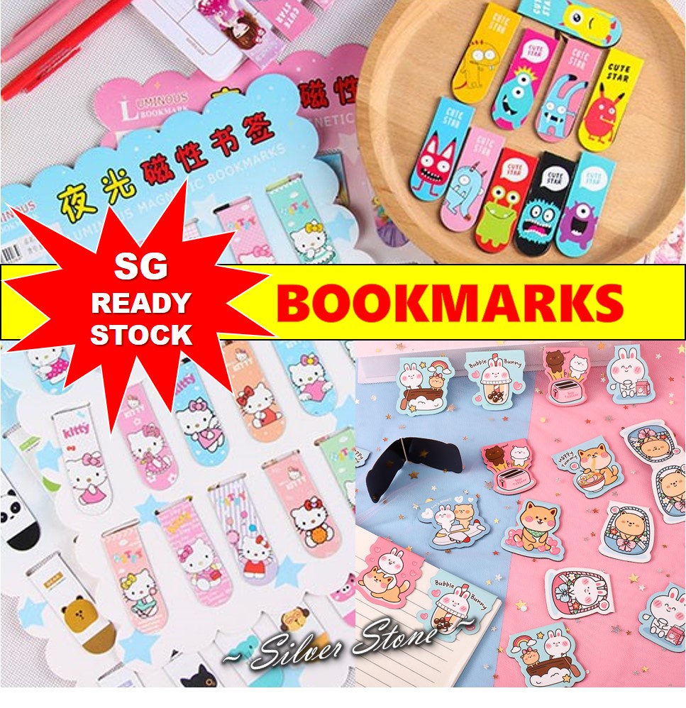 [SG Ready Stock] Cute Magnetic Bookmarks Kids Magnet Children Party ...