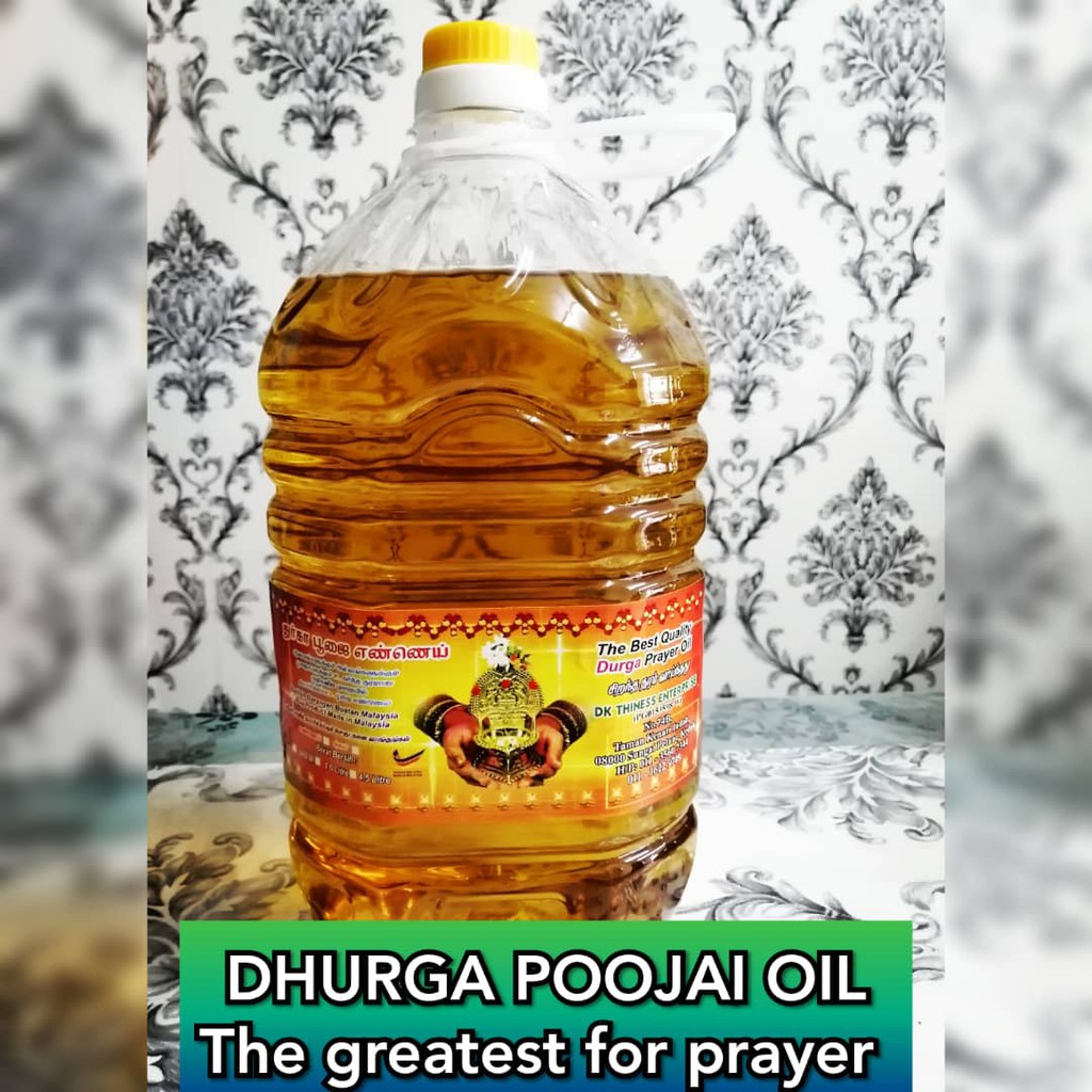 Durga Prayer Oil / Pooja oil 5L | Shopee Singapore