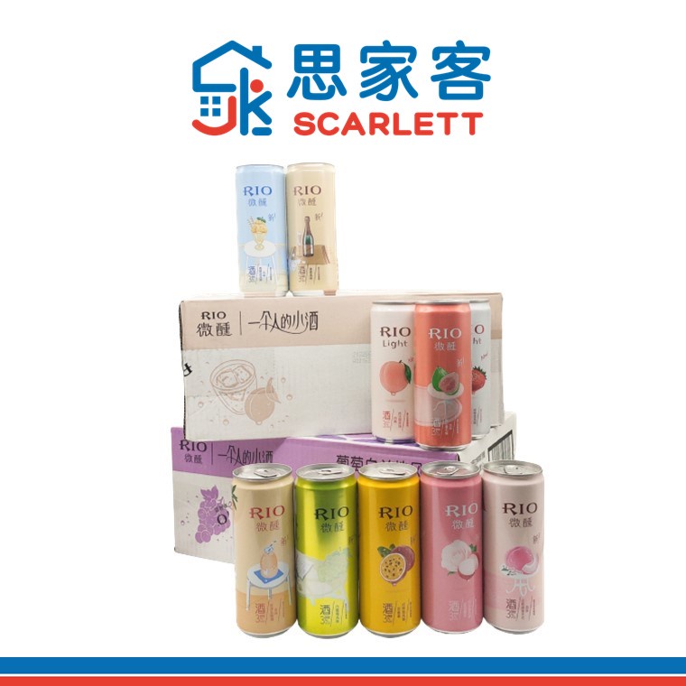 RIO Light Cocktail (Carton) 锐澳微醺鸡尾酒 (箱) 330ml x 24 | Shopee Singapore