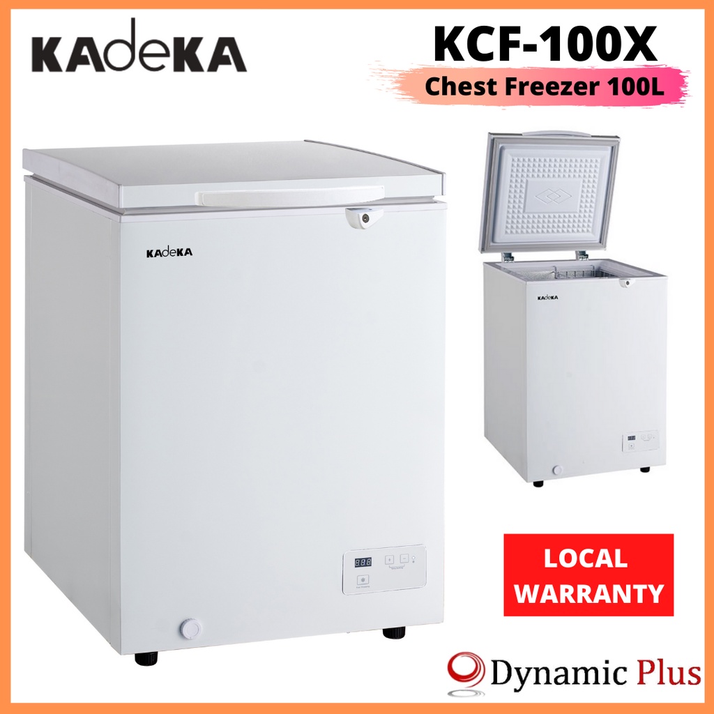 Kadeka KCF 100X Single Door Chest Freezer 100L Shopee Singapore