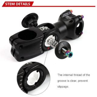 Adjustable Bar Stem 31.8/25.4*90/110mm Stem ±60 Degree Aluminum ...