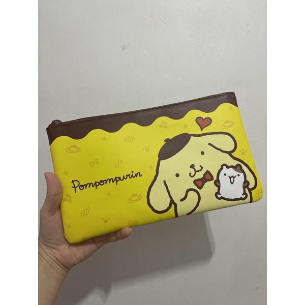 Sanrio pompompurin pvc big pouch multi purpose storage bag cosmetic bag ...