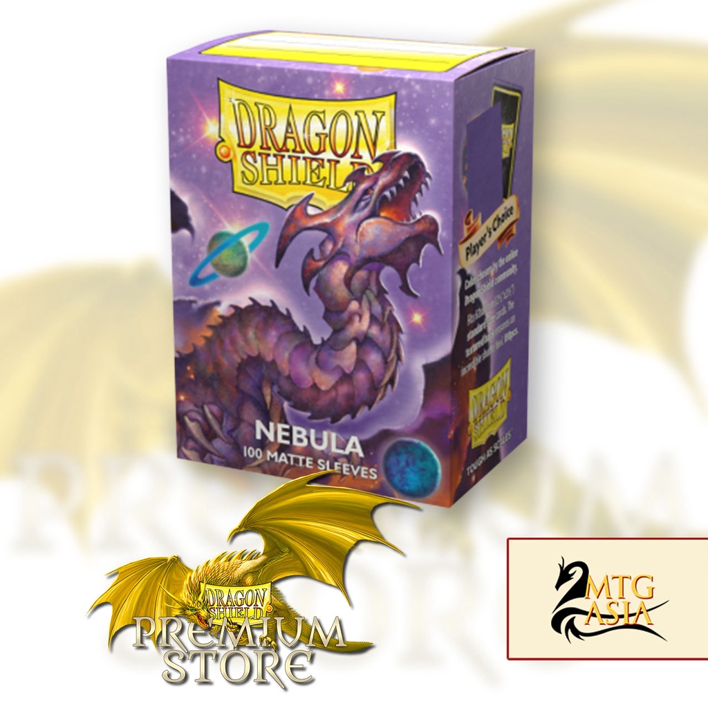 Dragon Shield Matte Nebula Sleeves (100pc) Sealed BNIP [Official ...