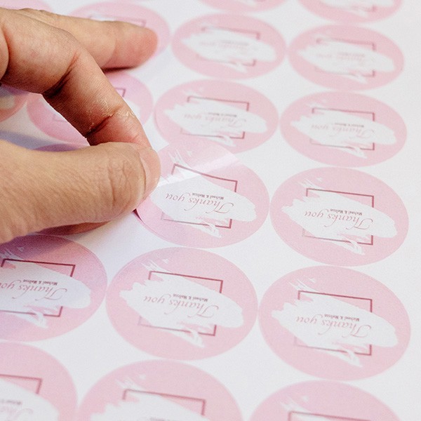 Customise Sticker Printing - 40mm, 55pcs, your own design label sticker ...