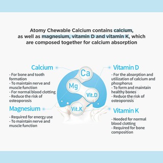 ATOMY Chewable Calcium(120 tablets) | Shopee Singapore